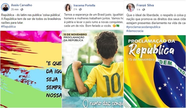 Bancada piauiense comemora 130 anos da Proclamação da República - Política Bancada piauiense comemora 130 anos da Proclamação da República - Política